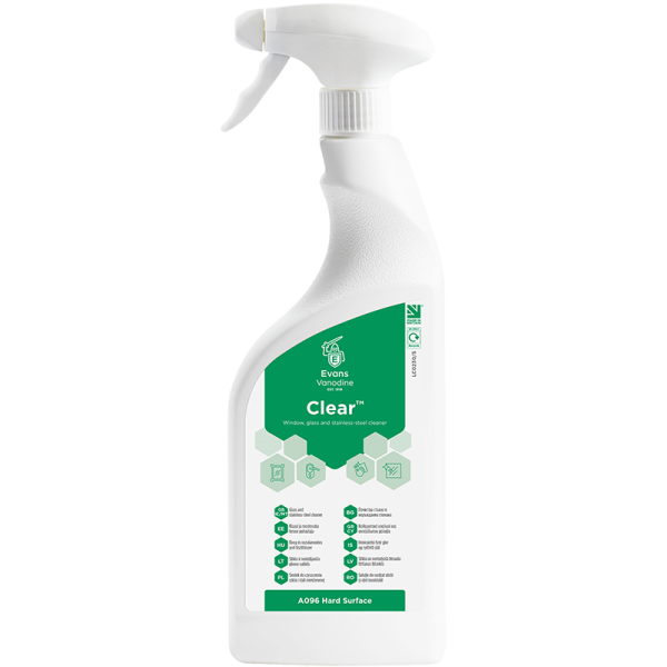 Evans Clear Window and Glass Cleaner - Aspire Cleaning Supplies