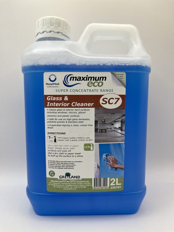 Greyland Maximum Eco Glass & Interior Cleaner SC7 - Aspire Cleaning ...
