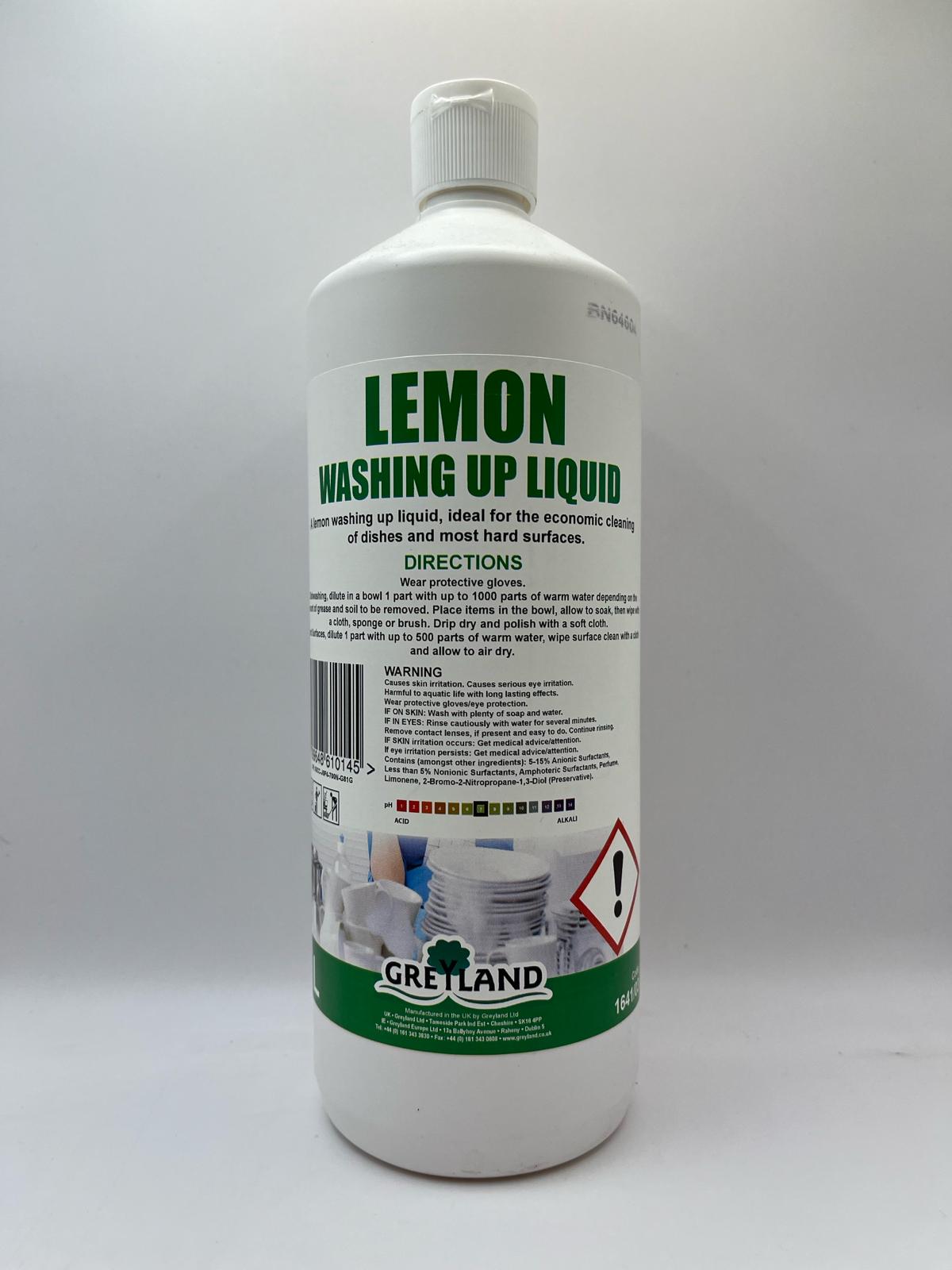 Greyland Lemon Washing-up Liquid - Aspire Cleaning Supplies